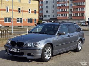 Pelēks BMW 320 2005 Viļņa, ar dzinēja tilpumu 2.00 L un nobraukumu 383 tūkst. km par 1850 €, foto  vietnē AUTOMOTO.COM.LV