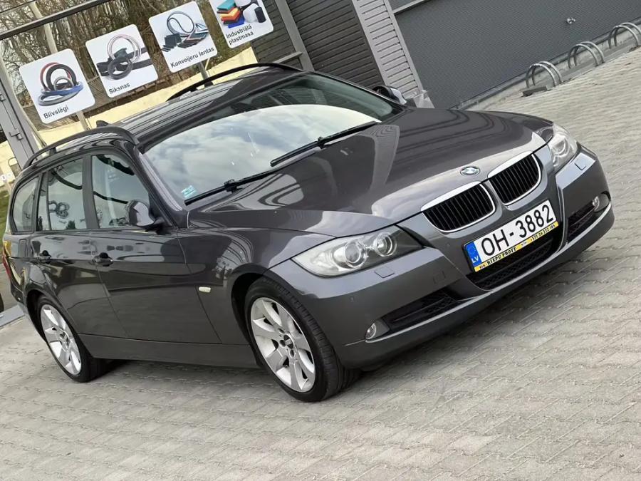 Grey BMW 320 2005 in Jekabpils, with an engine capacity of 2.00 L and mileage of 380 thousand km for 4590 €, photo 6 on AUTOMOTO.COM.LV