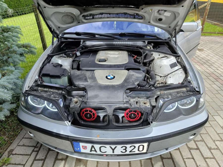 Pelēks BMW 320 2005 Kretinga, ar dzinēja tilpumu 2.00 L un nobraukumu 306 tūkst. km par 1700 €, foto 15 vietnē AUTOMOTO.COM.LV