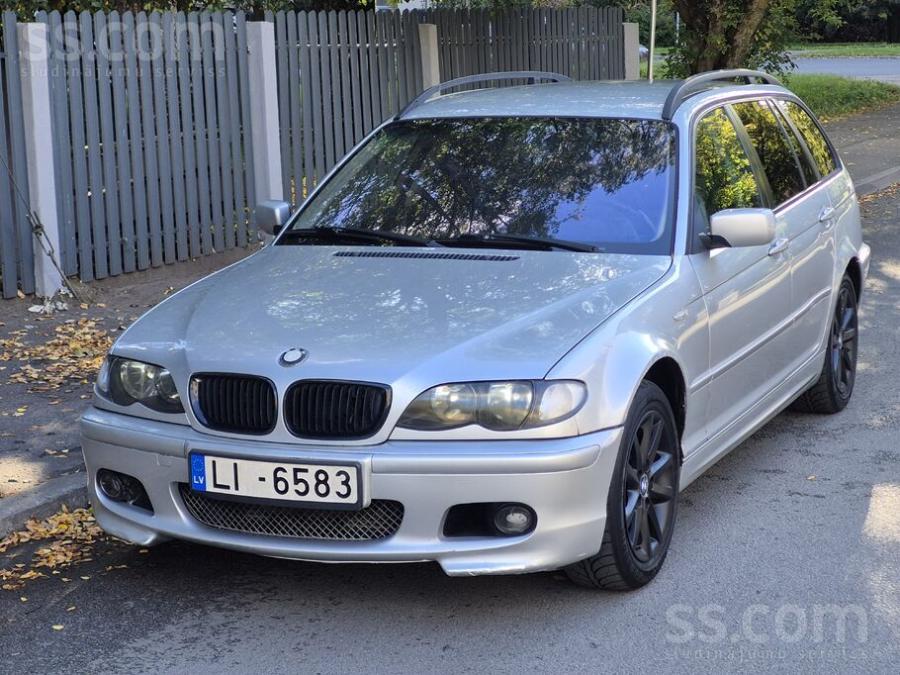 Grey BMW 320 2005 in Riga, with an engine capacity of 2.00 L and mileage of 390 thousand km for 2500 €, photo 1 on AUTOMOTO.COM.LV