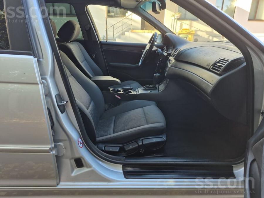 Grey BMW 320 2005 in Riga, with an engine capacity of 2.00 L and mileage of 390 thousand km for 2500 €, photo 12 on AUTOMOTO.COM.LV