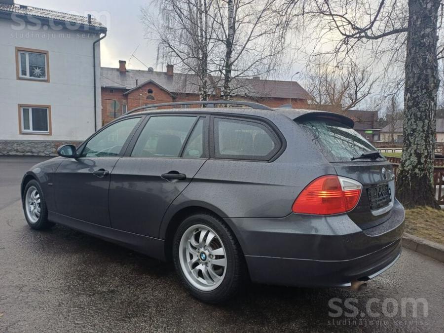 Grey BMW 320 2006 in Valmiera, with an engine capacity of 2.00 L and mileage of 194 thousand km for 5100 €, photo 7 on AUTOMOTO.COM.LV