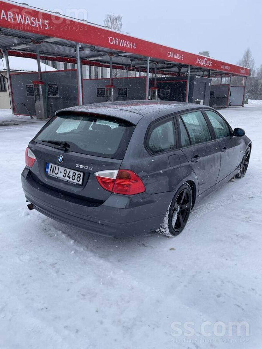 Grey BMW 320 2006 in Daugavpils, with an engine capacity of 2.00 L and mileage of 325 thousand km for 2800 €, photo 4 on AUTOMOTO.COM.LV