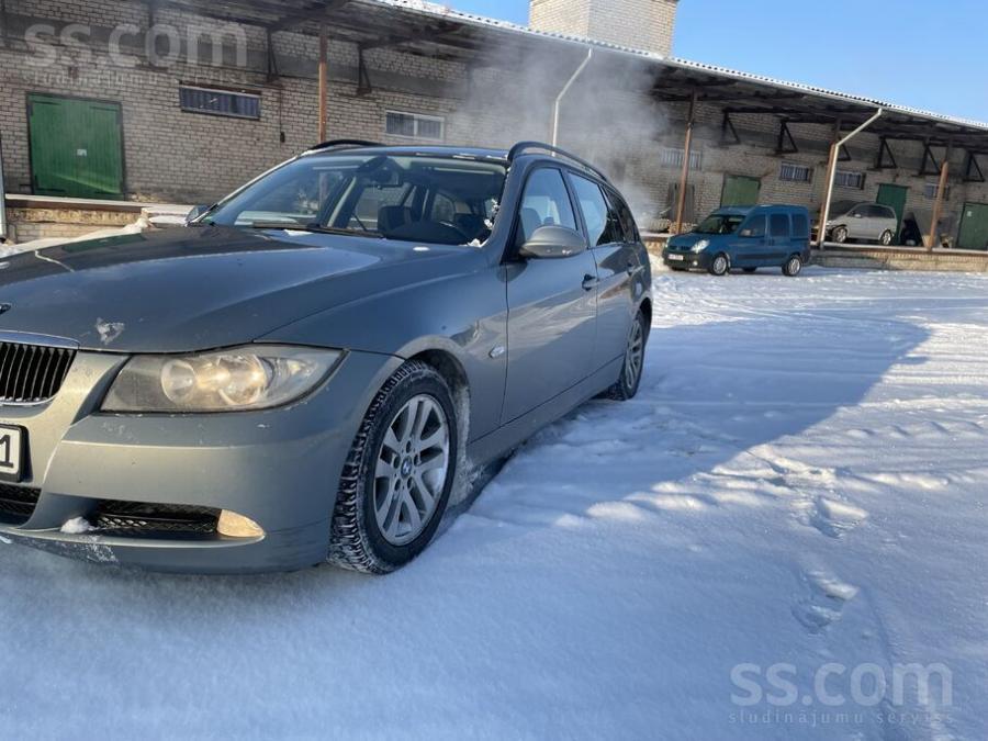 Pelēks BMW 320 2006 Bauska, ar dzinēja tilpumu 2.00 L un nobraukumu 317 tūkst. km par 3700 €, foto 1 vietnē AUTOMOTO.COM.LV