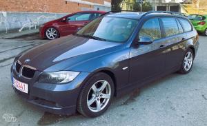 Pelēks BMW 320 2006 Viļņa, ar dzinēja tilpumu 2.00 L un nobraukumu 378 tūkst. km par 3200 €, foto 3 vietnē AUTOMOTO.COM.LV