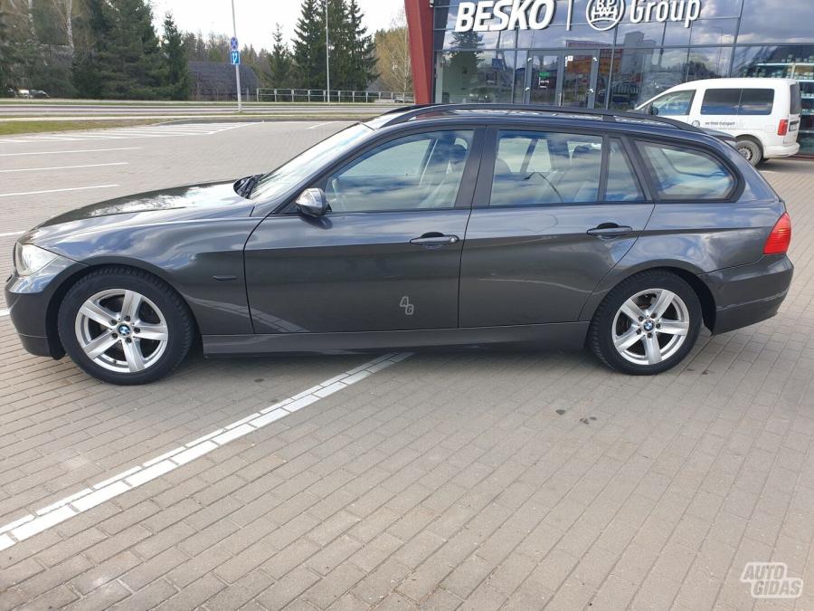Grey BMW 320 2006 in Utena, with an engine capacity of 2.00 L and mileage of 328 thousand km for 3300 €, photo 6 on AUTOMOTO.COM.LV