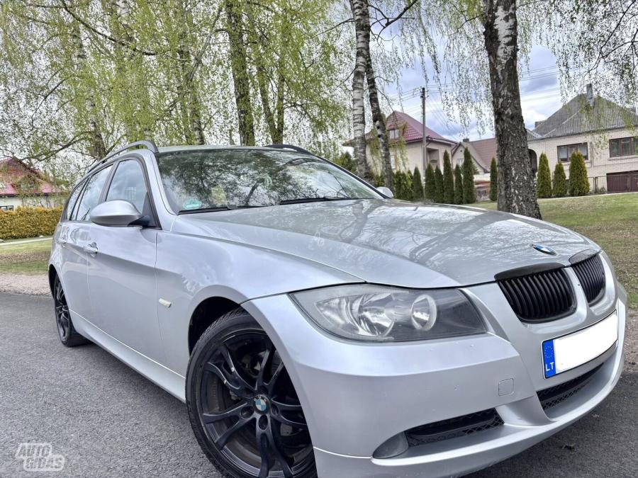 Grey BMW 320 2006 in Kaunas, with an engine capacity of 2.00 L and mileage of 335 thousand km for 2350 €, photo 8 on AUTOMOTO.COM.LV
