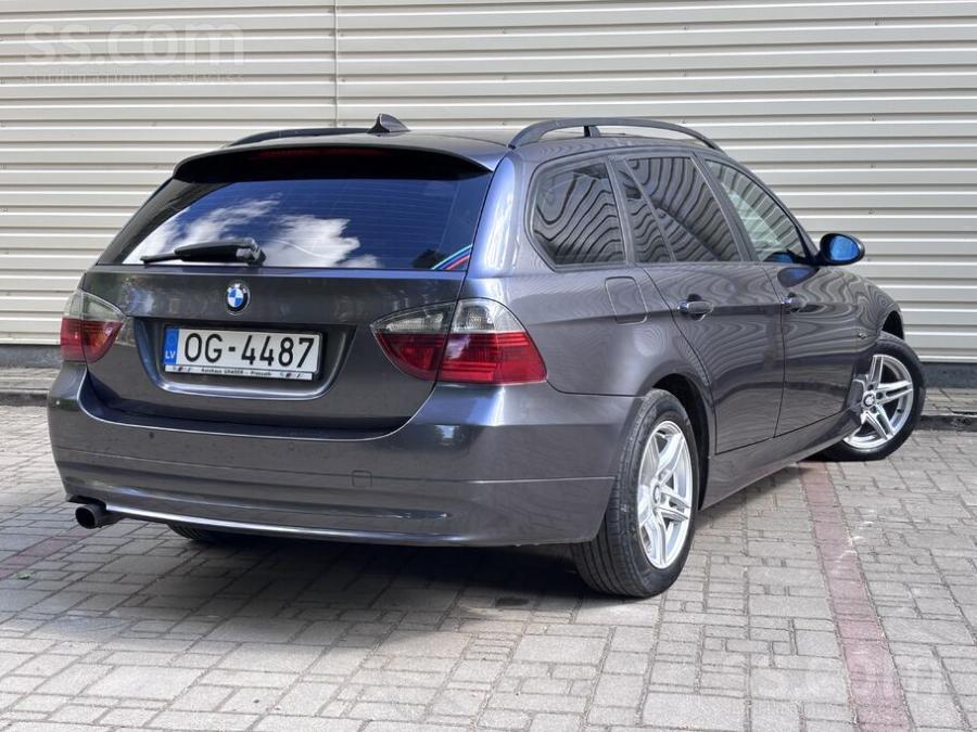 Grey BMW 320 2006 in Tukums, with an engine capacity of 2.00 L and mileage of 342 thousand km for 3300 €, photo 4 on AUTOMOTO.COM.LV