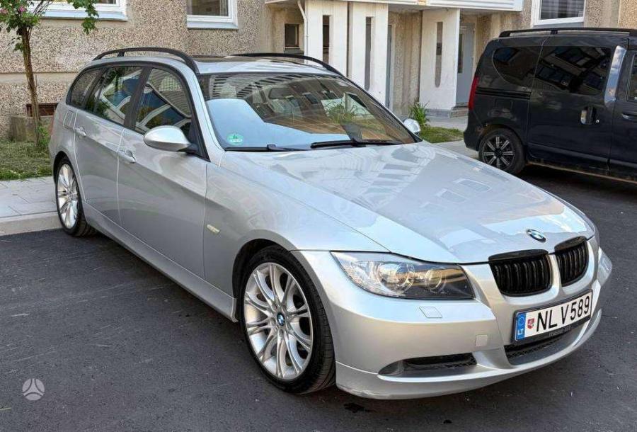 Grey BMW 320 2006 in Vilnius, with an engine capacity of 2.00 L and mileage of 322 thousand km for 4800 €, photo 1 on AUTOMOTO.COM.LV