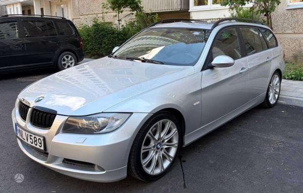 Pelēks BMW 320 2006 Viļņa, ar dzinēja tilpumu 2.00 L un nobraukumu 322 tūkst. km par 4800 €, foto 3 vietnē AUTOMOTO.COM.LV