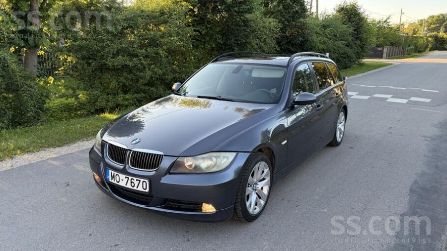 Grey BMW 320 2006 in Jelgava, with an engine capacity of 2.00 L and mileage of 407 thousand km for 1950 €, photo 1 on AUTOMOTO.COM.LV