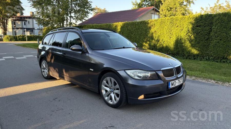 Grey BMW 320 2006 in Jelgava, with an engine capacity of 2.00 L and mileage of 407 thousand km for 1950 €, photo 3 on AUTOMOTO.COM.LV