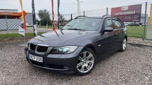 Grey BMW 320 2006 in Marijampole, with an engine capacity of 2.00 L and mileage of 385 thousand km for 3450 €, photo  on AUTOMOTO.COM.LV