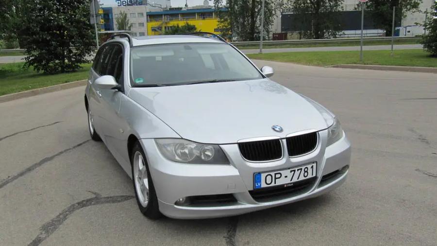 Grey BMW 320 2006 in Riga, with an engine capacity of 2.00 L and mileage of 389 thousand km for 3650 €, photo 17 on AUTOMOTO.COM.LV