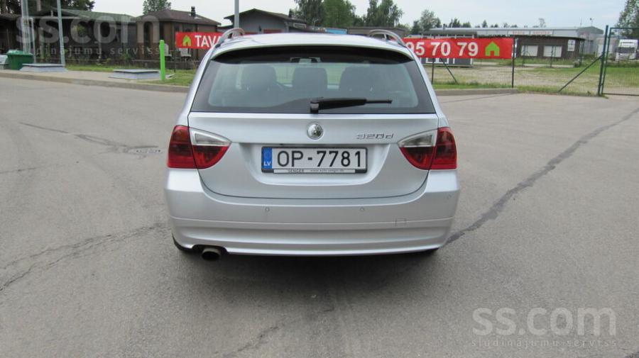Grey BMW 320 2006 in Riga, with an engine capacity of 2.00 L and mileage of 389 thousand km for 3550 €, photo 13 on AUTOMOTO.COM.LV