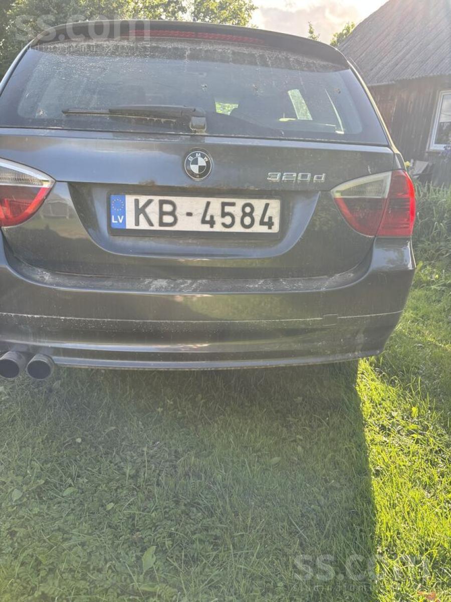 Grey BMW 320 2006 in Saldus, with an engine capacity of 2.00 L and mileage of 454 thousand km for 2000 €, photo 3 on AUTOMOTO.COM.LV