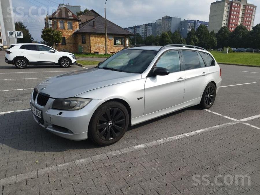 Grey BMW 320 2006 in Riga, with an engine capacity of 2.00 L and mileage of 430 thousand km for 2500 €, photo 1 on AUTOMOTO.COM.LV