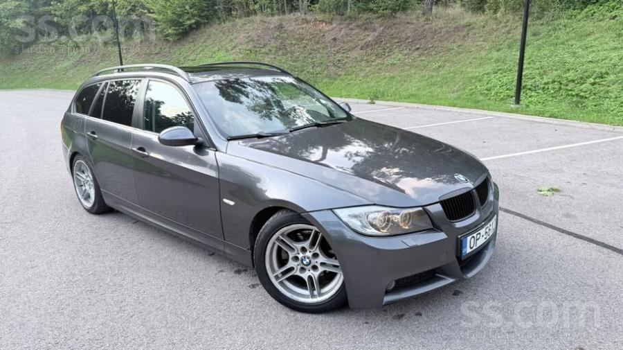 Grey BMW 320 2006 in Ogre, with an engine capacity of 2.00 L and mileage of 389 thousand km for 4050 €, photo 4 on AUTOMOTO.COM.LV