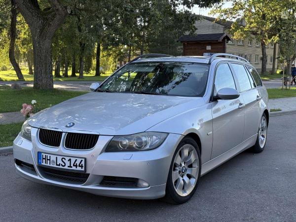 Grey BMW 320 2006 in Ukmerge, with an engine capacity of 2.00 L and mileage of 324 thousand km for 2850 €, photo 1 on AUTOMOTO.COM.LV