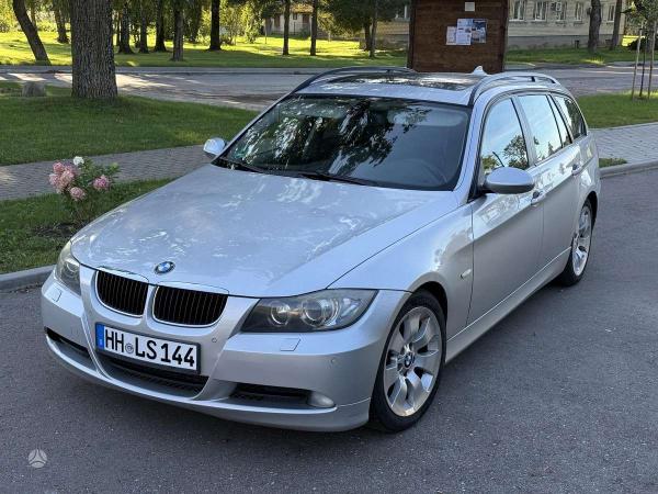 Grey BMW 320 2006 in Ukmerge, with an engine capacity of 2.00 L and mileage of 324 thousand km for 2850 €, photo 3 on AUTOMOTO.COM.LV