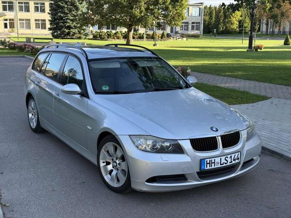 Grey BMW 320 2006 in Ukmerge, with an engine capacity of 2.00 L and mileage of 324 thousand km for 2850 €, photo 6 on AUTOMOTO.COM.LV
