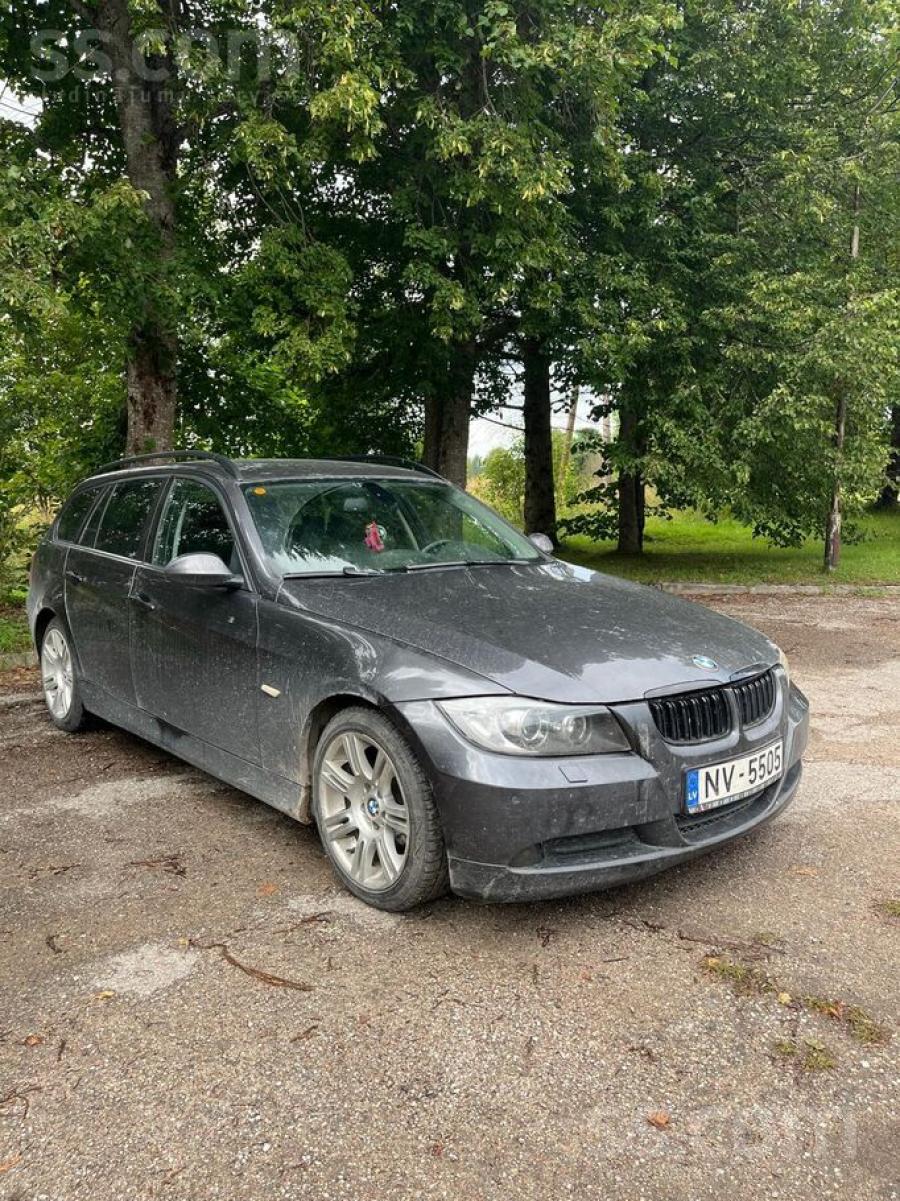 Grey BMW 320 2007 in Tukums, with an engine capacity of 2.00 L and mileage of 448 thousand km for 5000 €, photo 1 on AUTOMOTO.COM.LV
