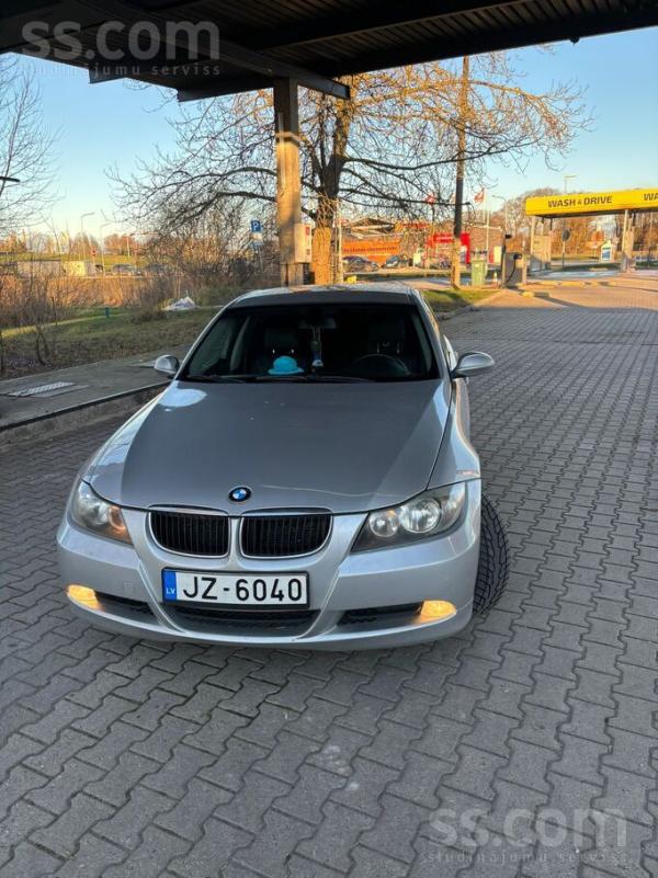 Grey BMW 320 2007 in Ventspils, with an engine capacity of 2.00 L and mileage of 432 thousand km for 2700 €, photo 3 on AUTOMOTO.COM.LV