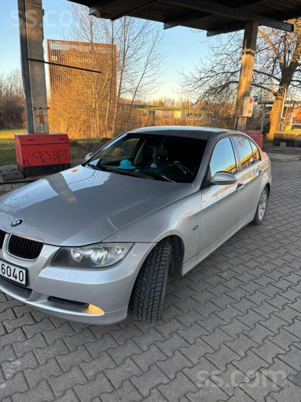 Grey BMW 320 2007 in Ventspils, with an engine capacity of 2.00 L and mileage of 432 thousand km for 2700 €, photo 6 on AUTOMOTO.COM.LV