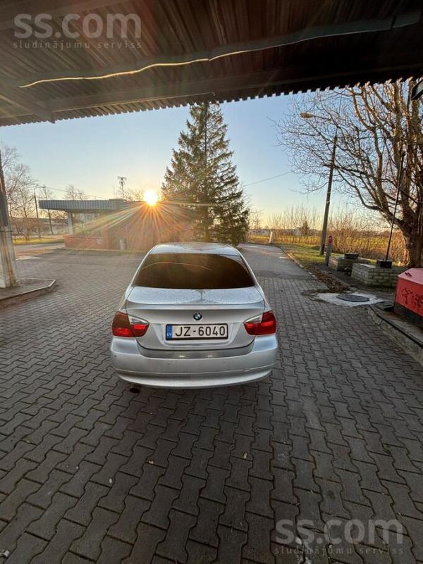 Grey BMW 320 2007 in Ventspils, with an engine capacity of 2.00 L and mileage of 432 thousand km for 2700 €, photo 8 on AUTOMOTO.COM.LV