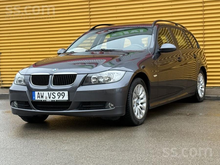 Grey BMW 320 2007 in Ogre, with an engine capacity of 2.00 L and mileage of 137 thousand km for 4995 €, photo 1 on AUTOMOTO.COM.LV