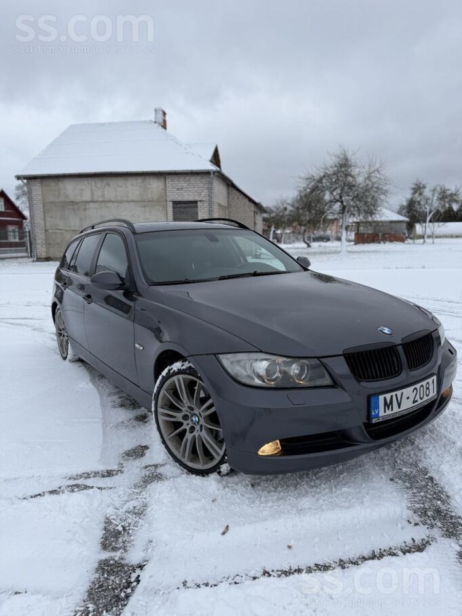Grey BMW 320 2007 in Riga, with an engine capacity of 2.00 L and mileage of 0 thousand km for 3395 €, photo 1 on AUTOMOTO.COM.LV