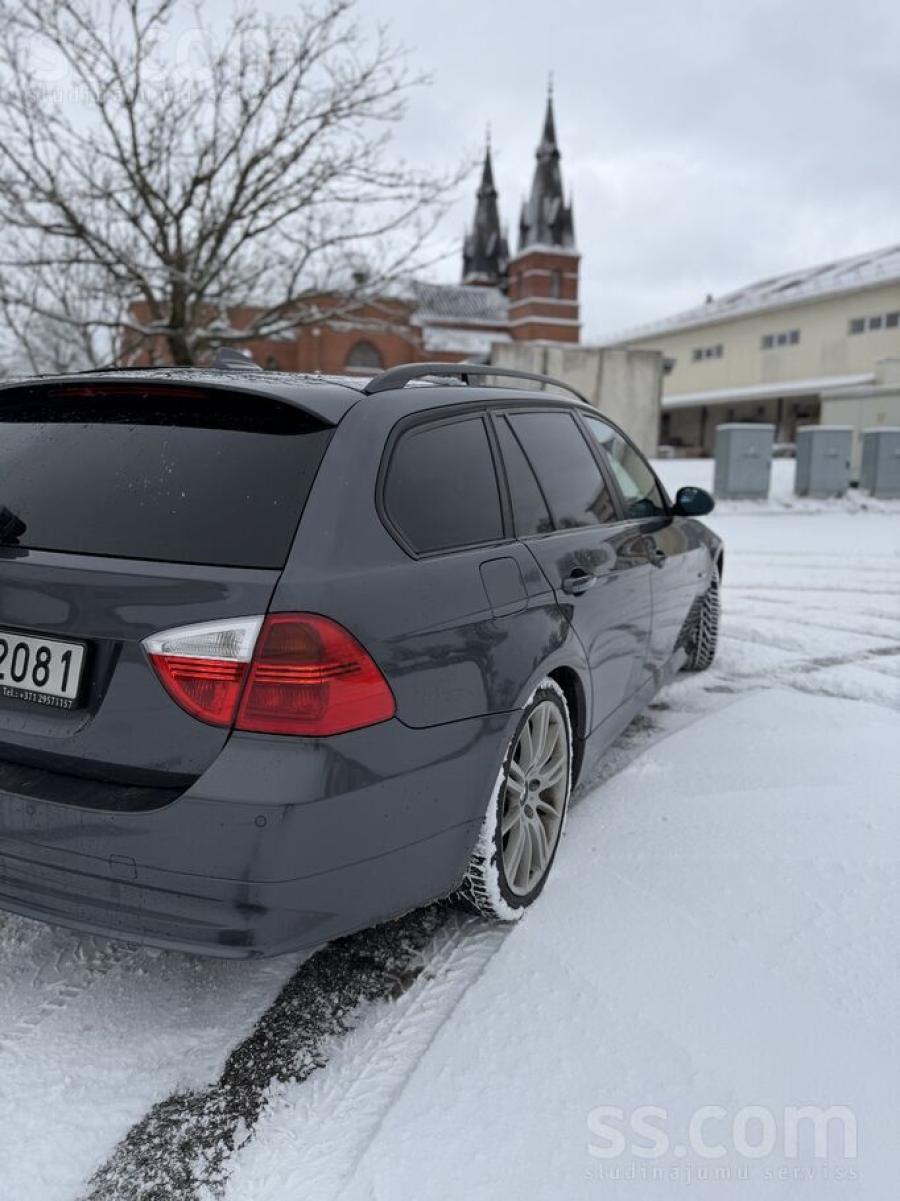 Grey BMW 320 2007 in Riga, with an engine capacity of 2.00 L and mileage of 0 thousand km for 3395 €, photo 13 on AUTOMOTO.COM.LV