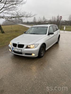 Pelēks BMW 320 2007 Ogre, ar dzinēja tilpumu 2.00 L un nobraukumu 341 tūkst. km par 2600 €, foto  vietnē AUTOMOTO.COM.LV