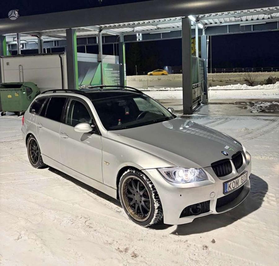 Pelēks BMW 320 2007 Šauļi, ar dzinēja tilpumu 2.00 L un nobraukumu 390 tūkst. km par 2450 €, foto 1 vietnē AUTOMOTO.COM.LV