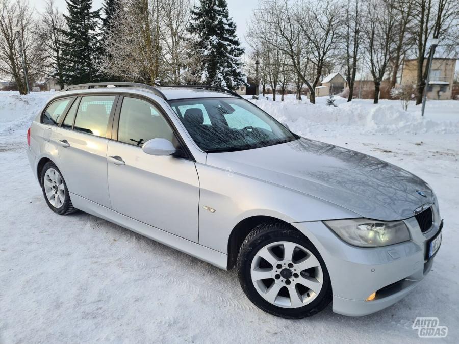 Grey BMW 320 2007 in Silute, with an engine capacity of 2.00 L and mileage of 345 thousand km for 2950 €, photo 6 on AUTOMOTO.COM.LV