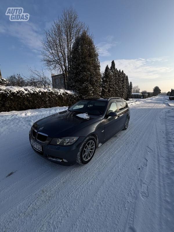 Grey BMW 320 2007 in Kupiskis, with an engine capacity of 2.00 L and mileage of 334 thousand km for 4500 €, photo 1 on AUTOMOTO.COM.LV