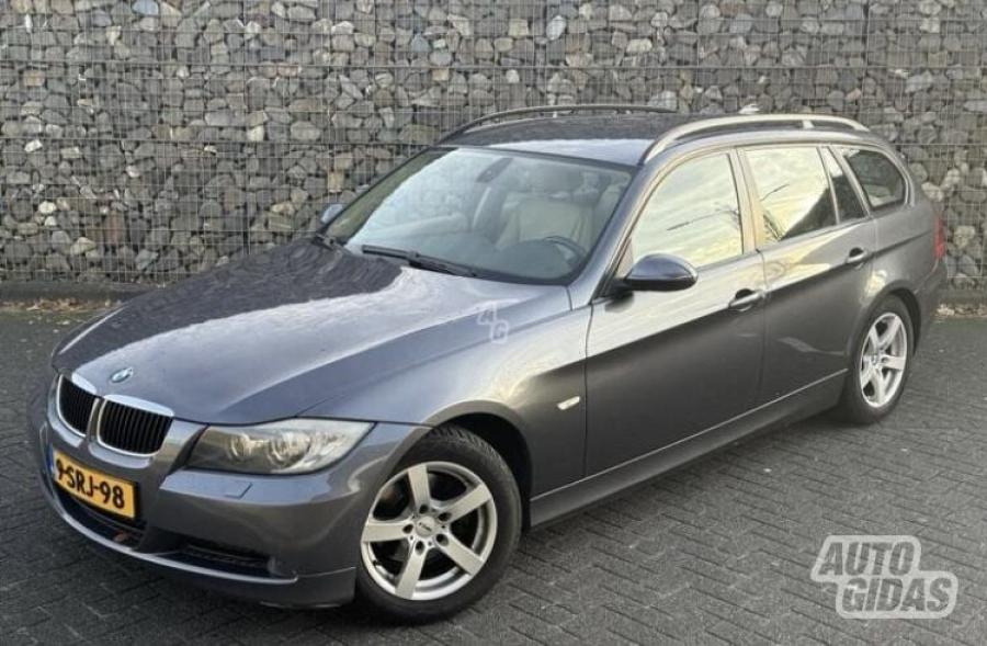 Grey BMW 320 2007 in Vilnius, with an engine capacity of 2.00 L and mileage of 375 thousand km for 3399 €, photo 1 on AUTOMOTO.COM.LV