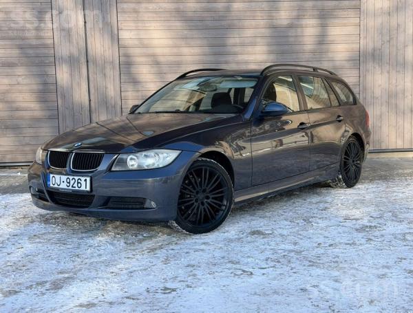 Grey BMW 320 2007 in Jelgava, with an engine capacity of 2.00 L and mileage of 343 thousand km for 4250 €, photo 3 on AUTOMOTO.COM.LV