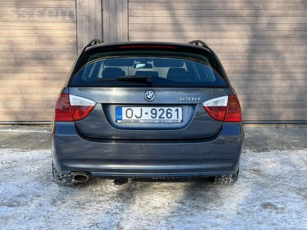 Grey BMW 320 2007 in Jelgava, with an engine capacity of 2.00 L and mileage of 343 thousand km for 4250 €, photo 7 on AUTOMOTO.COM.LV