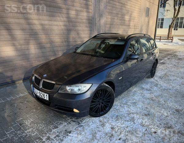 Grey BMW 320 2007 in Jelgava, with an engine capacity of 2.00 L and mileage of 343 thousand km for 4250 €, photo 9 on AUTOMOTO.COM.LV
