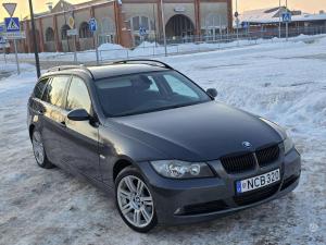 Grey BMW 320 2007 in Ukmerge, with an engine capacity of 2.00 L and mileage of 327 thousand km for 2900 €, photo 12 on AUTOMOTO.COM.LV
