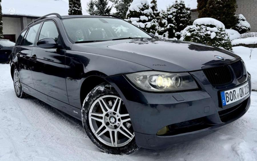 Pelēks BMW 320 2007 Kauņa, ar dzinēja tilpumu 0.00 L un nobraukumu 308 tūkst. km par 3350 €, foto 1 vietnē AUTOMOTO.COM.LV