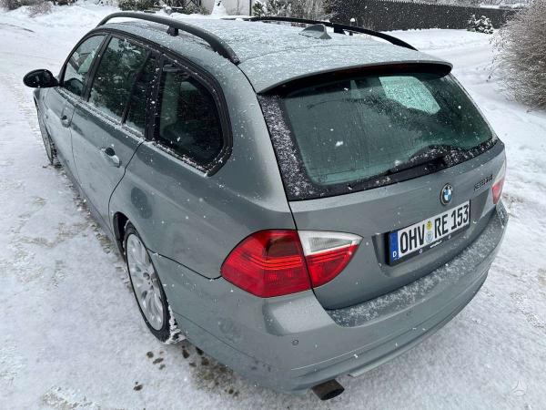 Grey BMW 320 2007 in Vilnius, with an engine capacity of 2.00 L and mileage of 345 thousand km for 3999 €, photo 9 on AUTOMOTO.COM.LV
