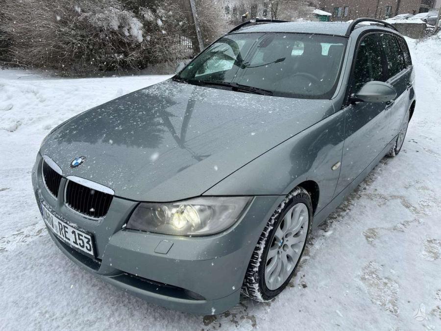 Grey BMW 320 2007 in Vilnius, with an engine capacity of 2.00 L and mileage of 345 thousand km for 3999 €, photo 11 on AUTOMOTO.COM.LV