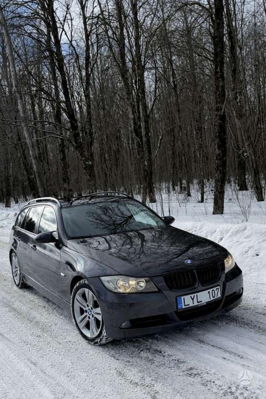 Grey BMW 320 2007 in Vilnius, with an engine capacity of 2.00 L and mileage of 391 thousand km for 2900 €, photo 2 on AUTOMOTO.COM.LV