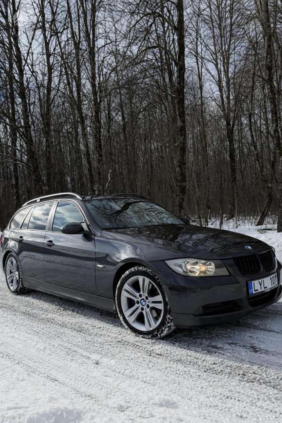 Grey BMW 320 2007 in Vilnius, with an engine capacity of 2.00 L and mileage of 391 thousand km for 2900 €, photo 3 on AUTOMOTO.COM.LV