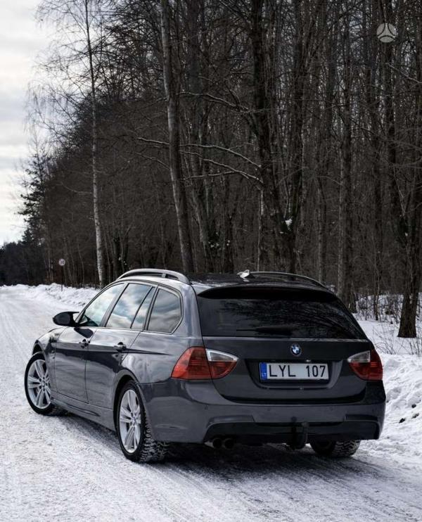 Grey BMW 320 2007 in Vilnius, with an engine capacity of 2.00 L and mileage of 391 thousand km for 2900 €, photo 4 on AUTOMOTO.COM.LV