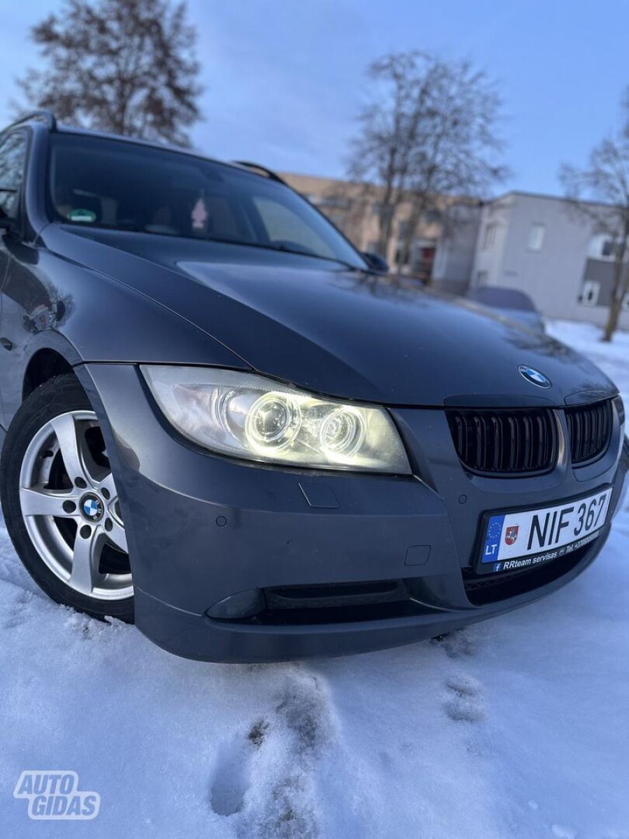 Grey BMW 320 2007 in Kaunas, with an engine capacity of 2.00 L and mileage of 276 thousand km for 3250 €, photo 5 on AUTOMOTO.COM.LV