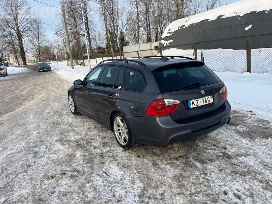 Grey BMW 320 2007 in Riga, with an engine capacity of 2.00 L and mileage of 385 thousand km for 2500 €, photo 1 on AUTOMOTO.COM.LV
