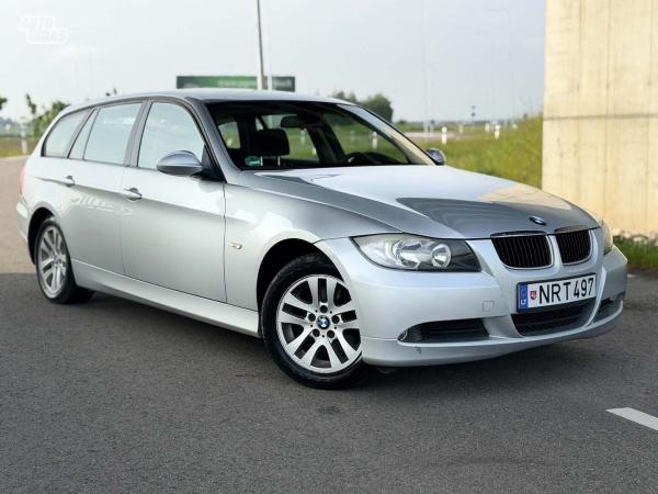 Grey BMW 320 2007 in Kaunas, with an engine capacity of 2.00 L and mileage of 344 thousand km for 3150 €, photo 1 on AUTOMOTO.COM.LV
